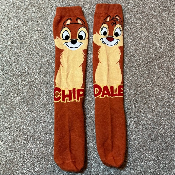 Disney | Underwear & Socks | Disney Chip N Dale Orange Socks | Poshmark